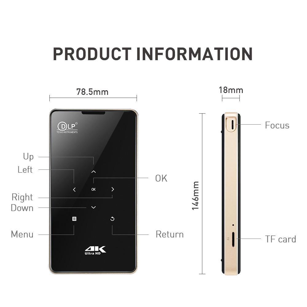 Portable Android 9.0 Projector Bluetooth Battery 4K 1080P – Mercy Abounding